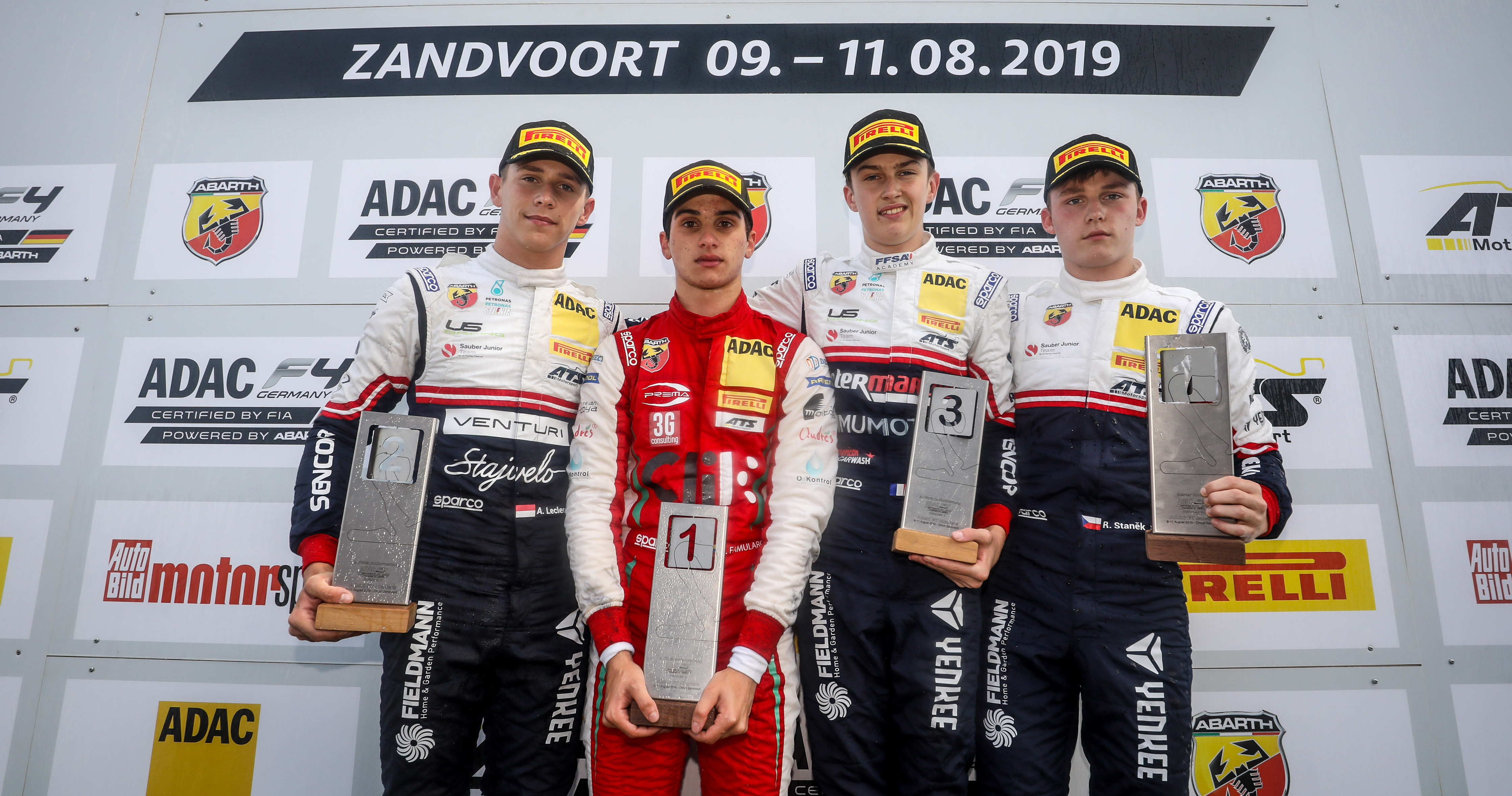 Four podiums in three F4 races at Zandvoort – Charouz Racing System